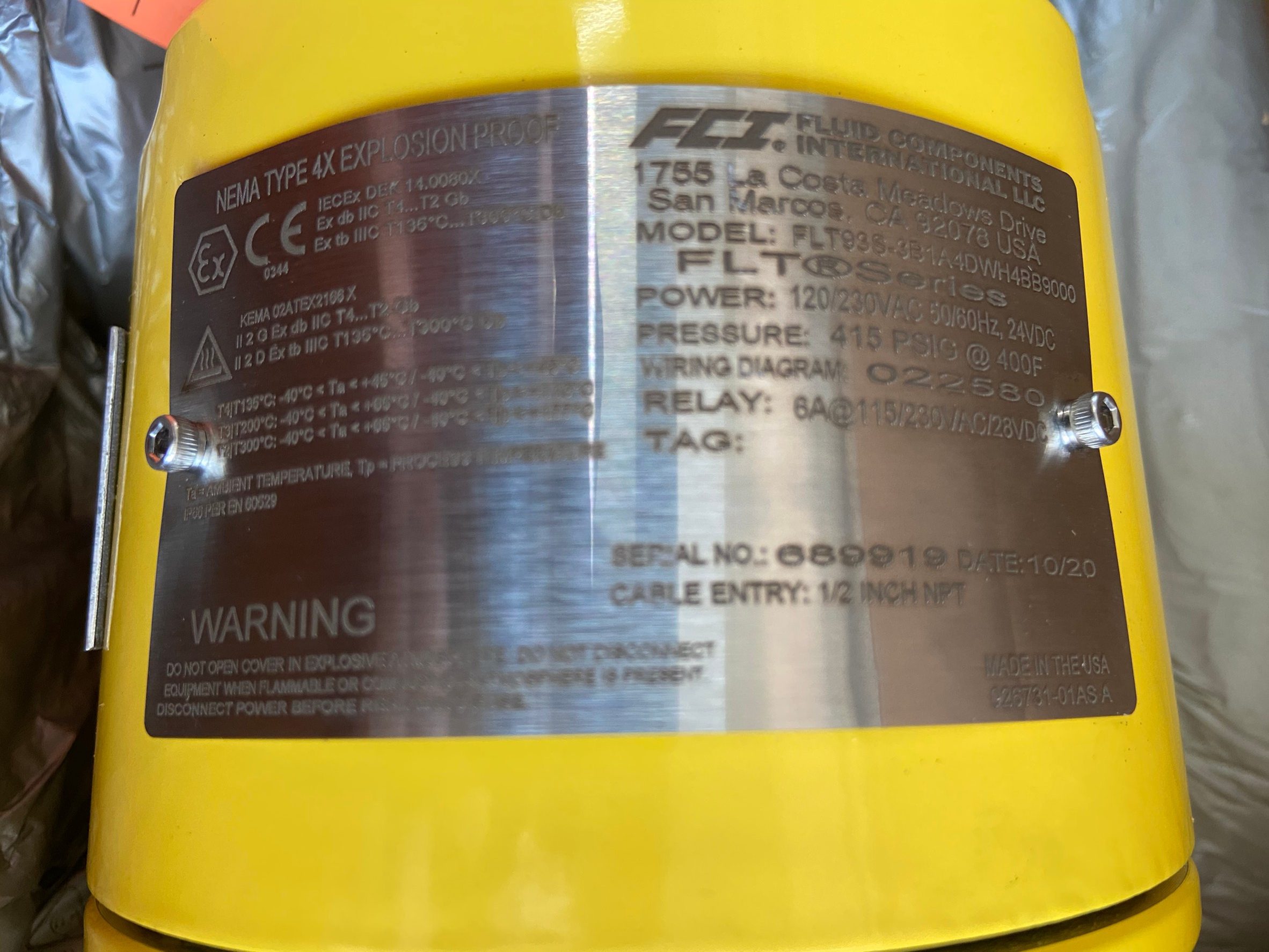 FCI -THERMAL MASS FLOW SWITCH FLT93S-SERIES - THAIMMI